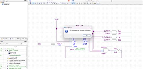 数电实验 74ls192芯片实现任意进制计数器的功能（quartus ii