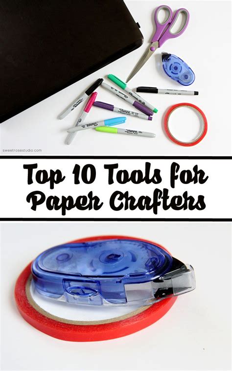 Want To Start Paper Crafting This Post Outlines The Top 10 Tools You