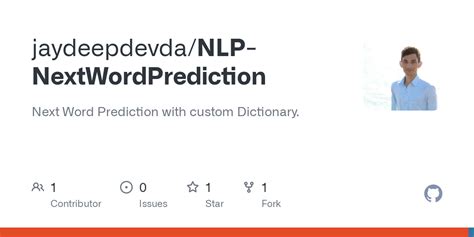 Github Jaydeepdevdanlp Nextwordprediction Next Word Prediction With