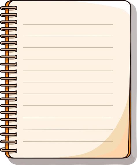 Spiral Notebook Vector Art Icons And Graphics For Free Download 3975476