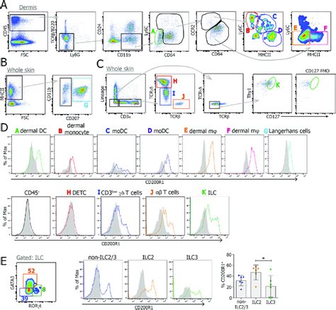 Cd200r1 Is Expressed By Skin Ilcs Dorsal Skin Cells Were Isolated And