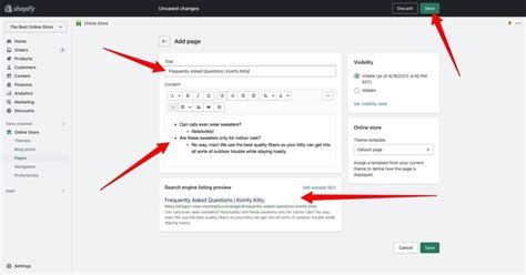 How To Create An Awesome Shopify FAQ Page Templates