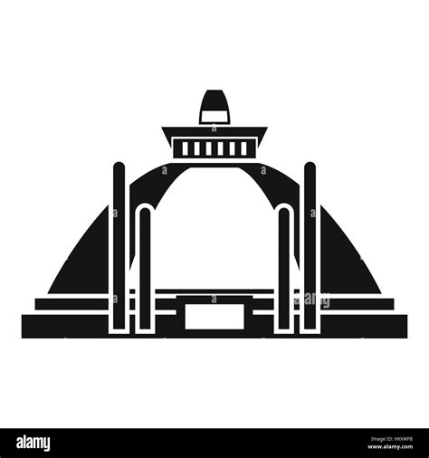 Polonnaruwa Ancient Stupa Icon Simple Style Stock Vector Image And Art