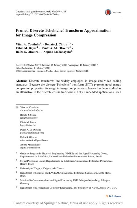 pruned discrete tchebichef transform approximation for image