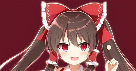 ツインテール ウェイトレス霊夢 てつむらのイラスト Pixiv