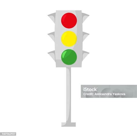 Cartoon Traffic Light向量圖形及更多交通圖片 交通 交通標誌 交通燈 Istock
