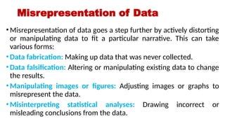 Selective Reporting And Misrepresentation Of Data Pptx