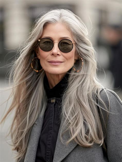 12 Gorgeous Long Hairstyles For The Elegant Woman Over 60 Long Hair