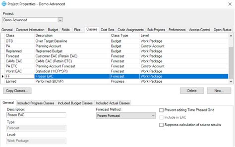 Setting The Frozen Forecast In Deltek Cobra Ten Six