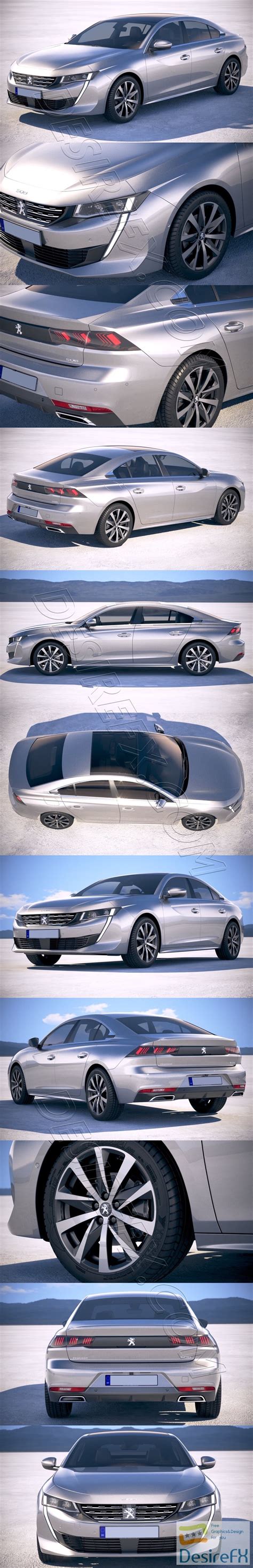 Download Peugeot 508 2019 3d Model Desirefxcom