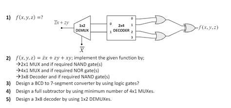 Solved Fxyz Xfxyzbar Zxzyxy Implement The