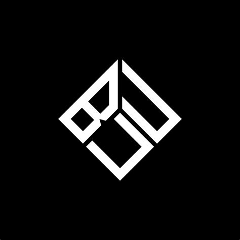 Buu Letter Logo Design On Black Background Buu Creative Initials Letter Logo Concept Buu