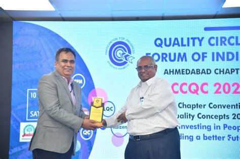 Devendra Dubey On Linkedin Rewards And Recognition At Ahmedabad Chapter Convention On Quality