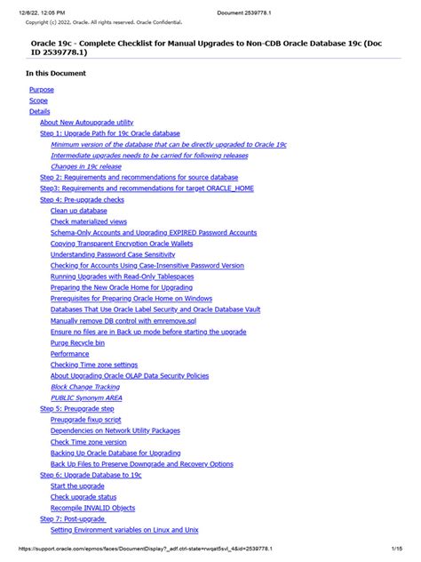 Document 25397781upgradeto19c Non Cdb Pdf Databases Sql