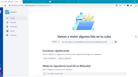 Empezando Con Git Y Bitbucket En Visual Studio Code YouTube