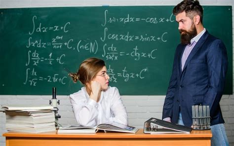 Premium Photo Demanding Lecturer Teacher Strict Serious Bearded Man