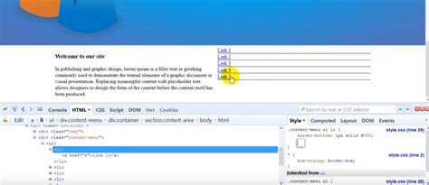 Li Style Vs A Style Rcss