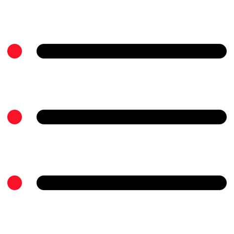 List Unordered Listing Overview Bullet Icon Download On Iconfinder