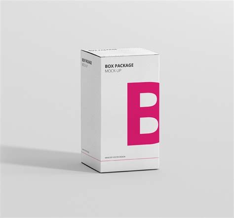 Package Box Mock Up Rectangle Premium And Free Mockups For Your