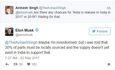 Elon Musk Tesla Twitter Reply