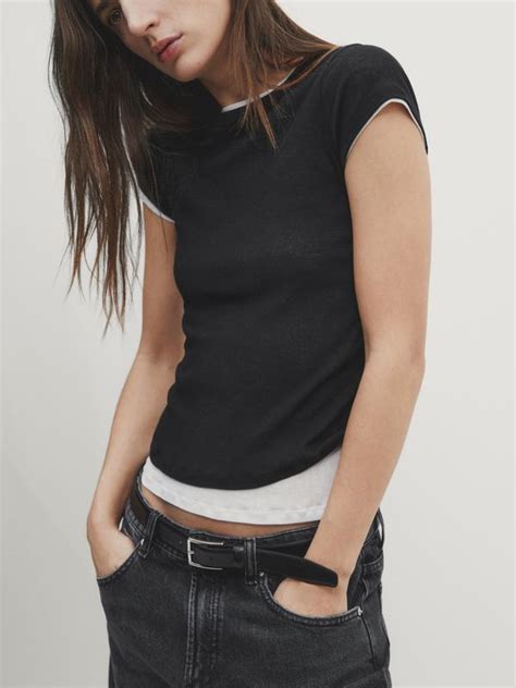 Футболка Massimo Dutti — ціна 1850 грн у каталозі Футболки Купити жіночі речі за доступною ціною