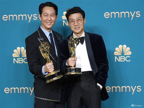 South Korean Celebration Of Squid Games Lee Jung Jae And Hwang Dong