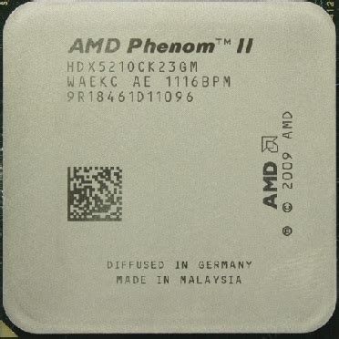 Обзор процессора AMD Phenom II X2 521 AMD news