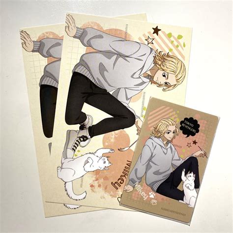 東京リベンジャーズ 猫とあそぼ ポストカード 特典カード マイキー 佐野万次郎 By メルカリ