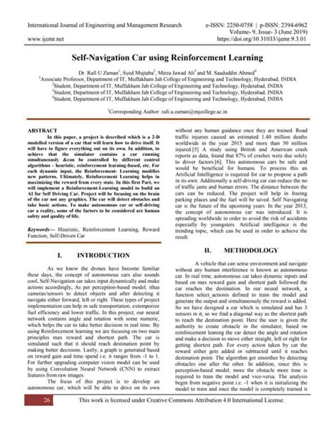 Autonomous Driving Using Deep Reinforcement Learning In Urban Environment Pdf