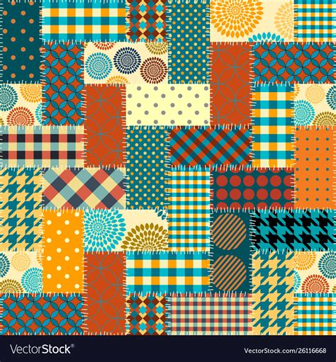 Quilted Vector Pattern Quilted Vector Pattern