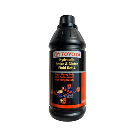 Hydraulic Brake & Clutch Fluid Dot 4 - 500ml – Freeway Toyota