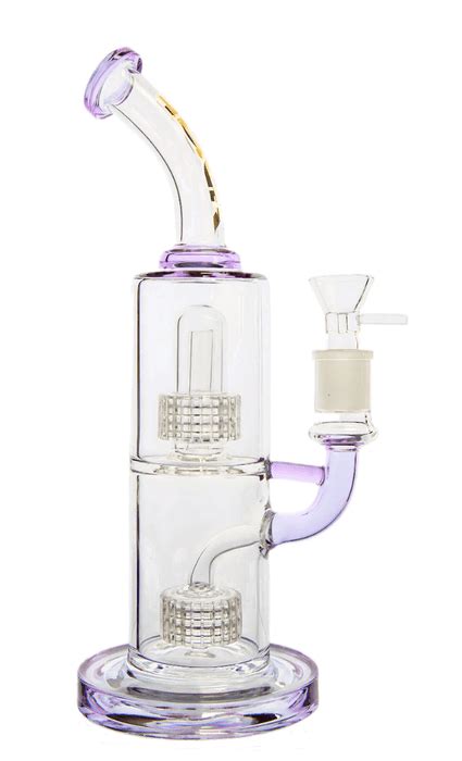 Rock Glass Double Matrix Perc — Toker Supply
