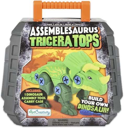 Artcreativity Take Apart Triceratops Kit De Juguete De Dinosaurio De