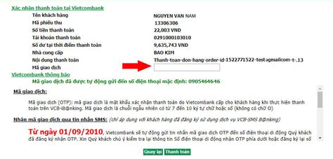 Nạp xu bằng ng n h ng Vietcomban