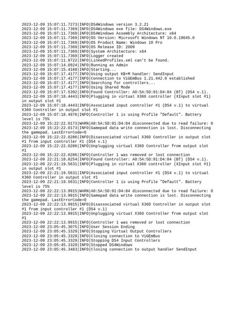 Ds4windows Log 20231209 2 Pdf Ibm Pc Compatibles Operating System Families