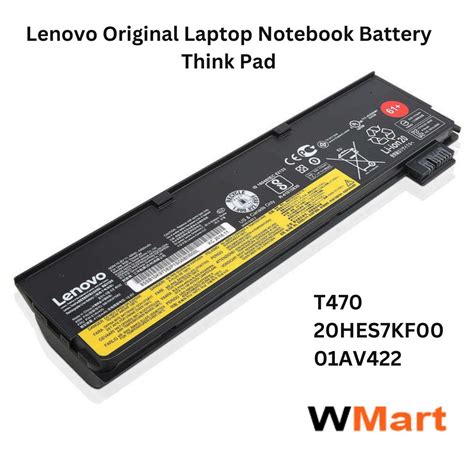 Lenovo Original Laptop Notebook Battery Think Pad T470 20HES7KF00