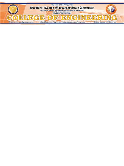 coe template pdf