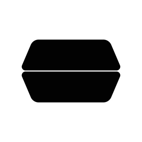 Styrofoam Lunch Box Icon 21705928 Vector Art At Vecteezy