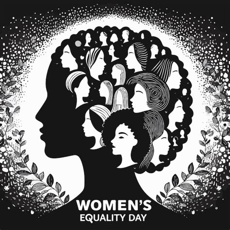 Premium Vector Womens Equality Day Flat Vector Illustration