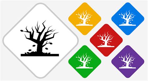 컬러 다이아몬드 벡터 아이콘 Leafs 트리 흘리기 가을에 대한 스톡 벡터 아트 및 기타 이미지 가을 검은색 계절