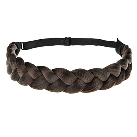 Toecwegr Braid Headband 3 Strands Synthetic Braided Hair Headbands