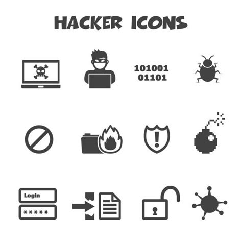 Computer Hacker Clip Art Vector Images And Illustrations Istock