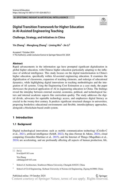 Digital Transition Framework For Higher Education In Ai Assisted Digital Transition Framework For Higher Education In Ai Assisted