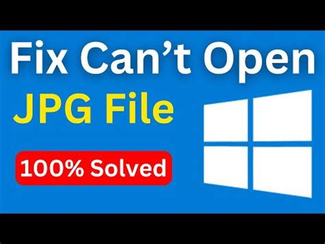 How To Fix Can T Open Files In Windows Quick And Simple Method YouTube