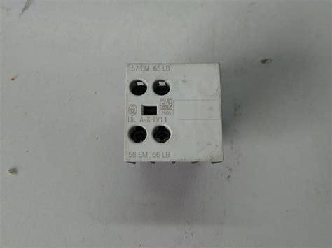 Eaton Dila Xhiv11 Auxiliary Switch Block Used Top Condition 790