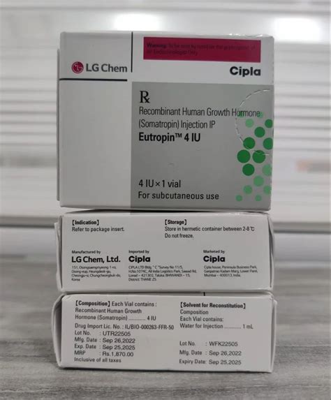 Cipla Lg Hgh Injection At ₹ 700 Pack In New Delhi Id 2852644458888