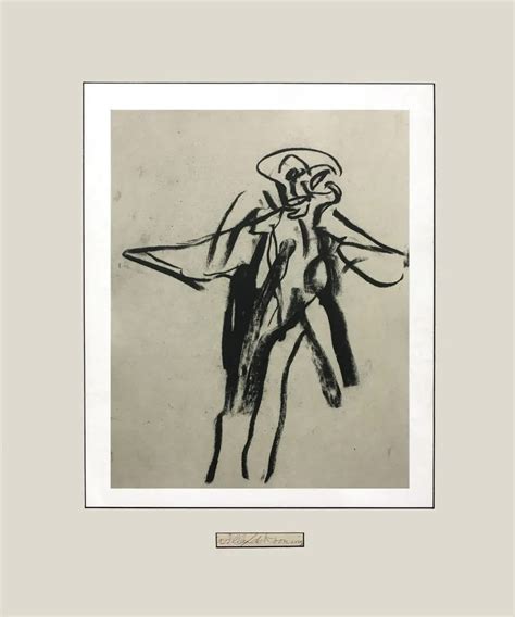 Willem De Kooning In Favor Of Ones Time 1988 Lithograph