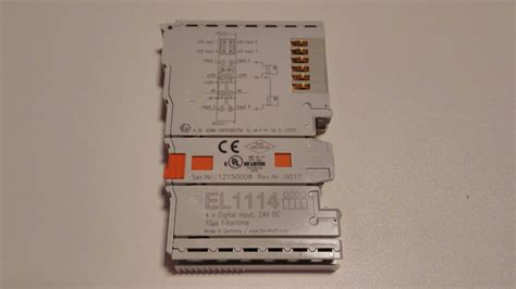 4 channel digital input terminal 24 V DC filter 10 µs 2 inputs 3 wi 24 05