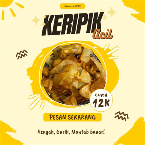 Jual Keripik Acil Gurih Renyah Enak Shopee Indonesia