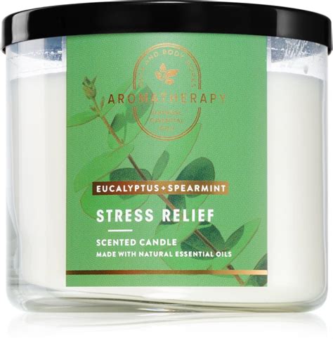 Bath And Body Works Eucalyptus Spearmint Scented Candle Stress Relief
